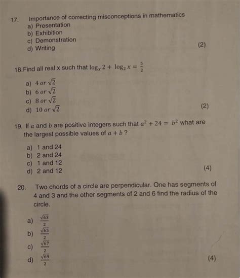 solved 17 importance of correcting misconceptions in