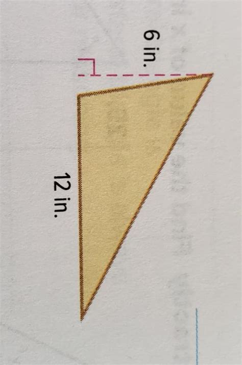 Ot Triangle Area Question 6th Grade Math