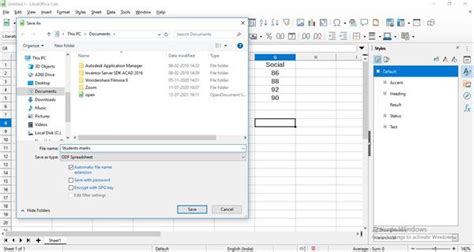 Saving The Created Worksheet — Lesson Science State Board Class 8