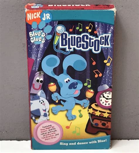 Nick Jr Blues Clues Bluestock Vhs Video Tape Sing Dance Vtg Nickelodeon Rare £1201 Picclick Uk