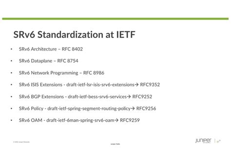 Srv6 Deployment And Usecases By Aditya Kaul Pdf Computer Networking