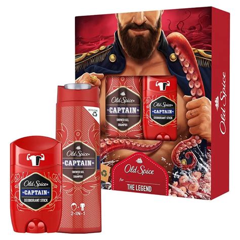 Old Spice Captain T Set 50 Ml 250 Ml 94 95 Kr Fri Frakt Og