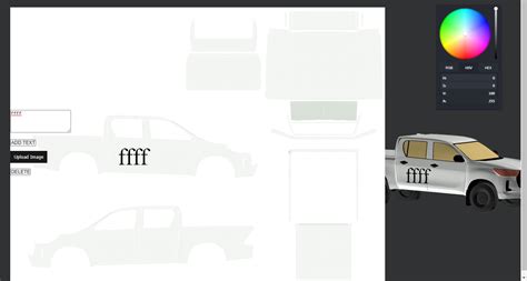 apply texture or object with fabric js in three js model questions