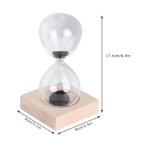 Household Desktop Magnetic Glass Sand Clock Hourgl Grandado