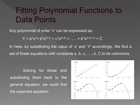 Curve Fitting Linear Algebra Ppt