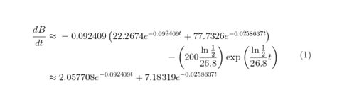 How To Align One Equation With Another Multline Equation Tex Latex
