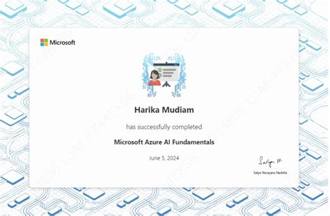 Harika Mudiam On Linkedin Microsoftai Azureai Ai900 Learningjourney Empowerment