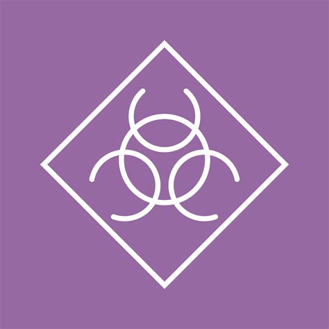 Biological Hazard Vector Icon 19872164 Vector Art At Vecteezy
