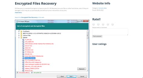 Encrypted Files Recovery Eminencedev