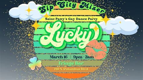 Sip City St Pattys Gay Dance Partay Fringearts Philadelphia March