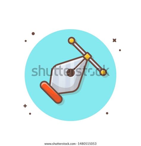 Pen Tool Cursor Vector Icon Illustration Stock Vector Royalty Free 1480515053 Shutterstock