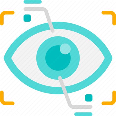 Retina Scan Security Scanner Biometric Eye Digital Service Technology Icon Download On