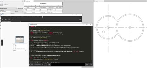 How Do You Make A Room Schedule With An Embedded Structural Columns Schedule That Actually Shows