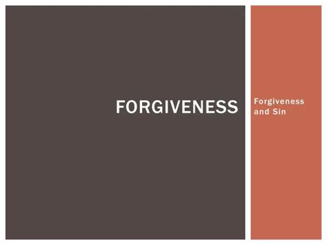 Ppt Forgiveness Powerpoint Presentation Free Download Id 2192726
