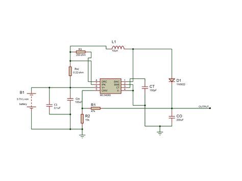 Schematic Diagram Of Boost Converter