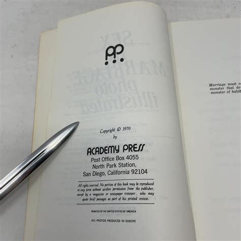 Sex In Marriage Volume Four By Wendell M Koble And Richard Warren Very Good Paperback 1970