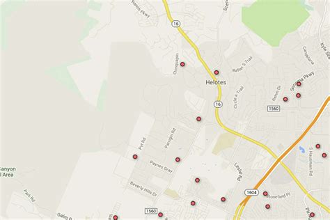 Registered Sex Offender Map Of San Antonio Area Zip Codes