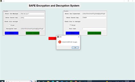 Encryption And Decryption System In Python Demo Kashipara