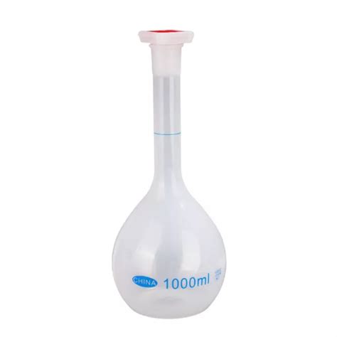 Volumetric Flask 25ml 1000ml With Stopper Plastic Lab Quantitative