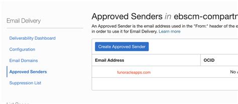 setting up smtp using email delivery service on oracle cloud oci