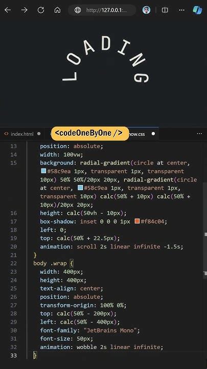Day 042 🤯micro Css Loading Animation Coding Webdevelopment Cssprojects Programming Htmlcss