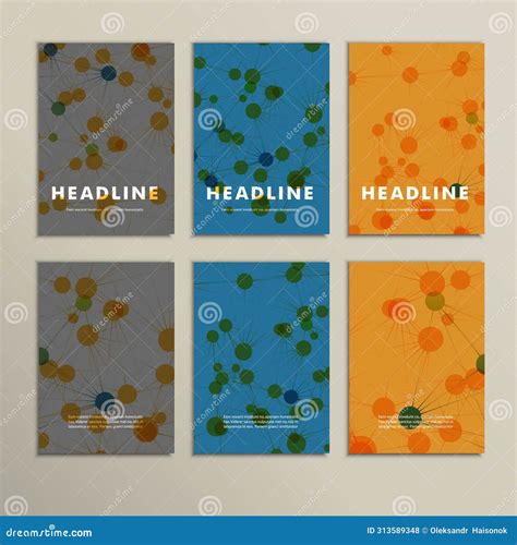 Vector Connect Lines And Dots Molecule Geometric Graphic Communication Stock Vector