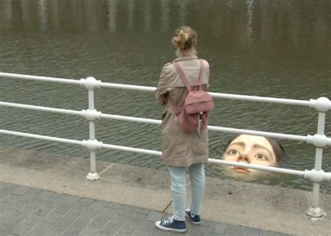 Its A Bit Scary Statue Of Drowning Girl Prompts Visceral Reactions