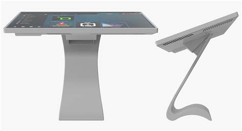 멀티 터치 정보 키오스크 Lcd 디스플레이 3d 모델 39 Max Upk Unitypackage C4d Fbx Ma Obj Gltf 3ds Free3d