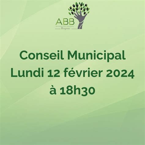 Conseil Municipal Février 2024