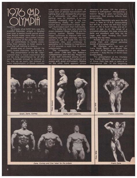 1976 Mr Olympia Vintage Body Building Magazines