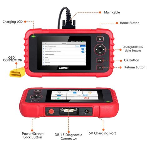 LAUNCH CRP X OBD Code Reader For Engine Transmission ABS SRS Diagnostics With AutoVIN Service