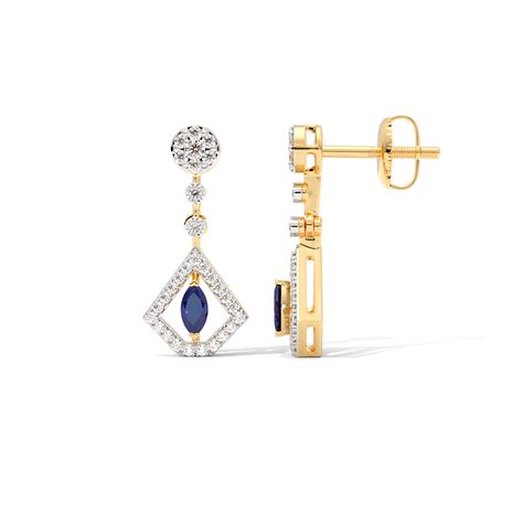 Buy Couture Crown Gemstone Drop Earrings Online Caratlane