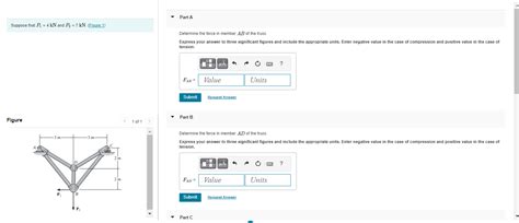 Solved Suppose That P1 4kn And P2 7kn Figure 1 Determine