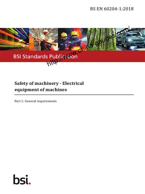 Bs En 60204 1 2018 Pdf Electrical Wiring Electromagnetism