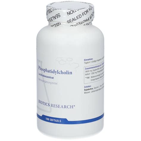 Biotics® Research Phosphatidylcholin 100 St Shop