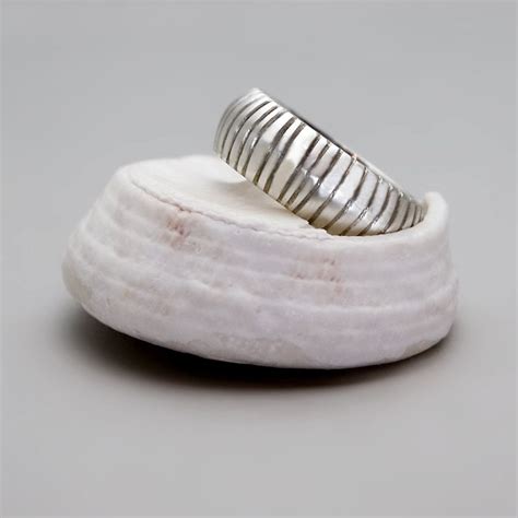 Sterling Silver Band Ring Unique Wedding Ring Womens Ring Etsy