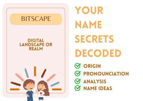Bitscape Name Meaning And Pronunciation