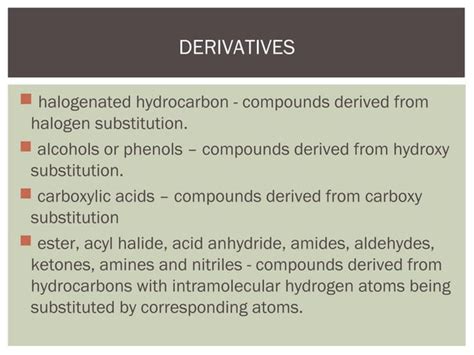 Hydrocarbon And Its Derivatives Ppt Free Download