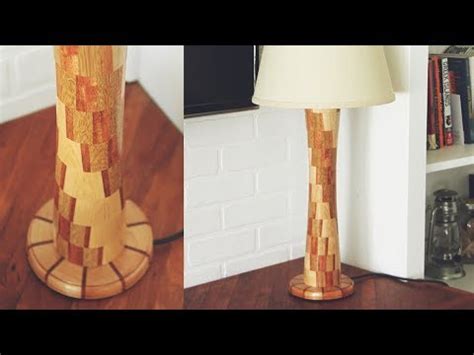 Diy Spiral Lathe Turned Lamp Youtube