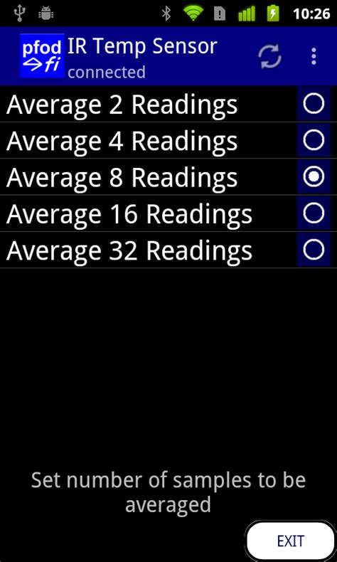 Pfodapp Controlled Ir Temperature Meter With Menus Androidarduino