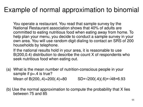 ppt the normal approximation to the binomial variable powerpoint