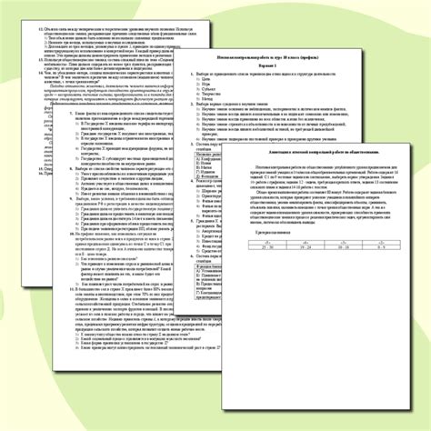 Итоговая контрольная работа по обществознанию за курс 10 класса профильного уровня