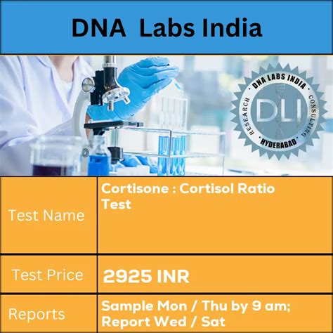 Cortisone Cortisol Ratio Test Cost 2925 Inr In India
