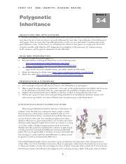 PG Polygenetic Inheritance Pdf F D S C I D N A I D E N T I T Y D I S E A S E D E