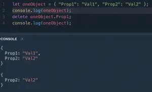How To Remove A Property From A Javascript Object