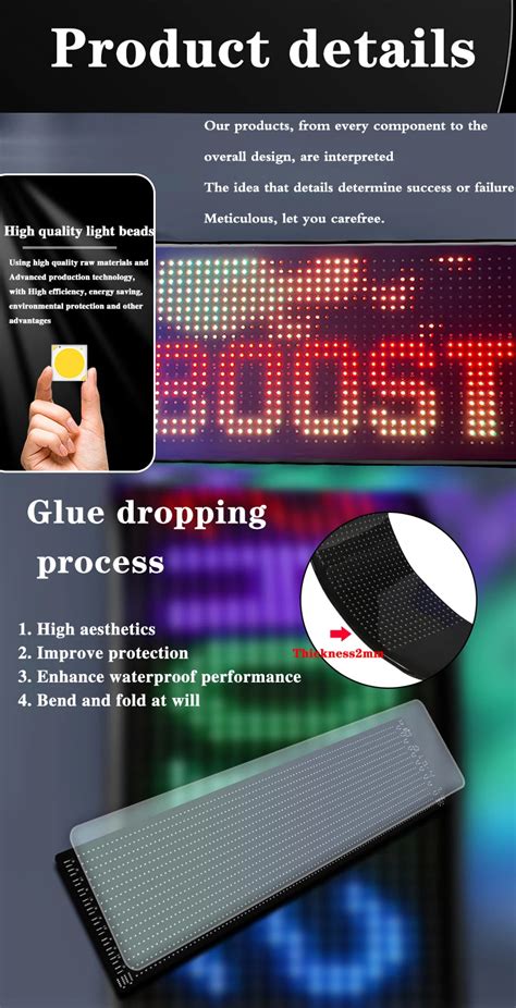 5v Usb Rgb Led Matrix Pixel Panel Led Car And Shop Sign Animation Diy Programmable Bluetooth App
