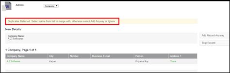 Data Upload Using Deduplication Part 2 Sage Crm Tips Tricks And Components