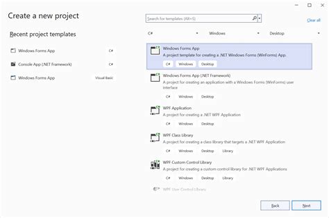 no menu controls for new 6 winforms project r dotnet