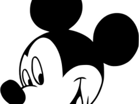 Mickey Mouse Logo Black And White Clipart Large Size Png Image Pikpng