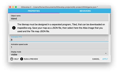 External Tilemap Ldtktiled Gdevelop Documentation